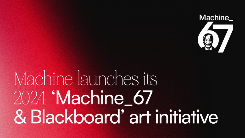 Machine launches its 2024 'Machine_67 x Blackboard' art initiative ...